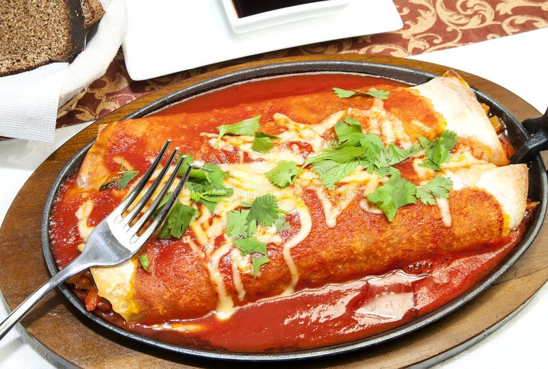Mexican flautas stock image. Image of edible, grilled - 7473567