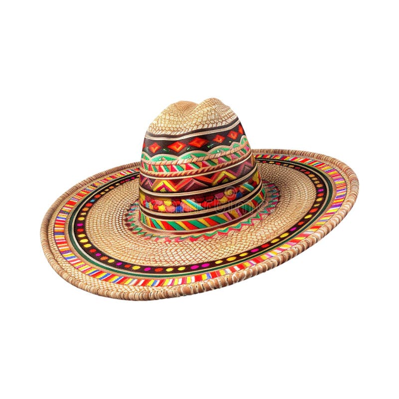 Mexican Hat on Transparent Background - Ai Generated Stock Illustration ...