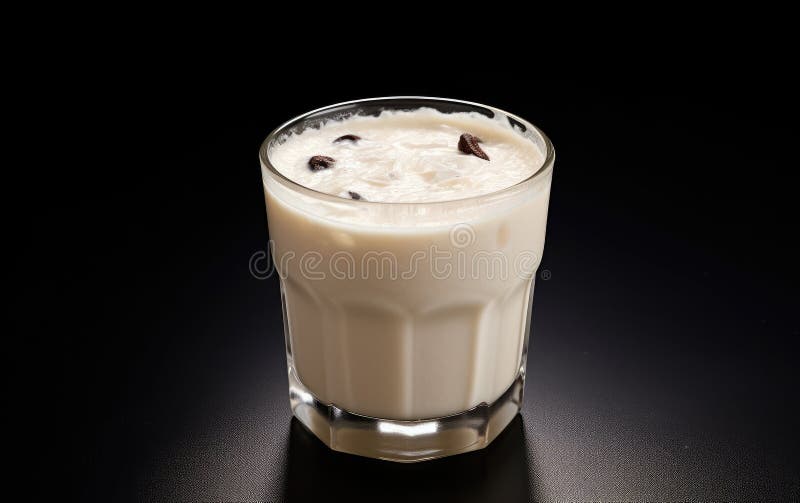 Mexican Horchata Stands Alone on a White Surface on Transparent ...