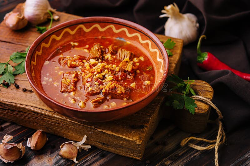 Mexican Hot Chili Con Carne in a Bowl Stock Image - Image of nutrition ...