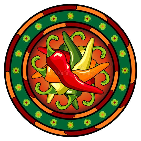 Mexican hot chili logo stock vector. Illustration of decorative - 15266071