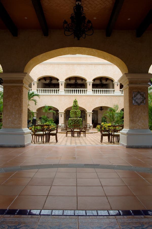 Mexican Patio Entry stock image. Image of pleasant, relax - 114351