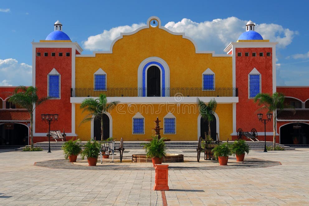 Mexican house stock image. Image of frontispiece, mexico - 3066513