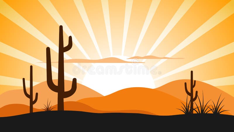 Mexican landscape stock vector. Illustration of mexico - 9350248