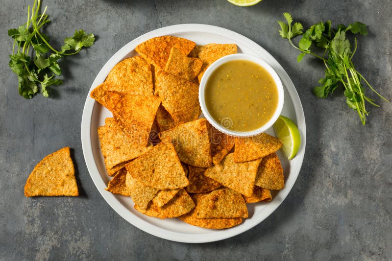 Mexican Lime and Chili Tortilla Chips Stock Image - Image of appetizer ...