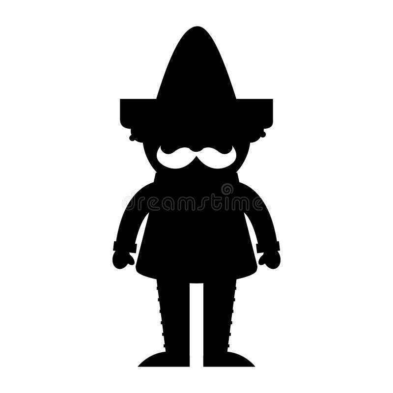 Mexican Man Avatar Character Stock Vector - Illustration of isolated ...