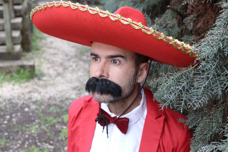 Mexican Man Dressed with Traditional Festive Clothing Stock Image ...