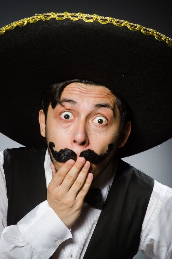 Mexican man in funny stock photo. Image of mexico, latin - 42585282