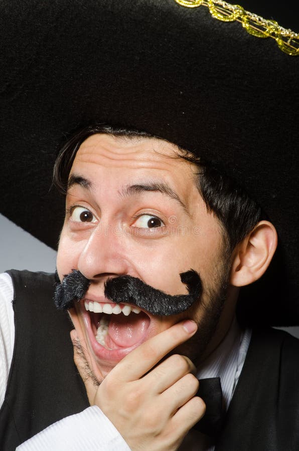 Mexican man in funny stock photo. Image of charro, costume - 45048542