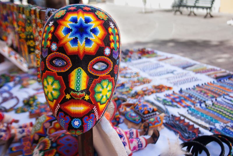 Mexican mask stock image. Image of face, colors, fruit - 89389283