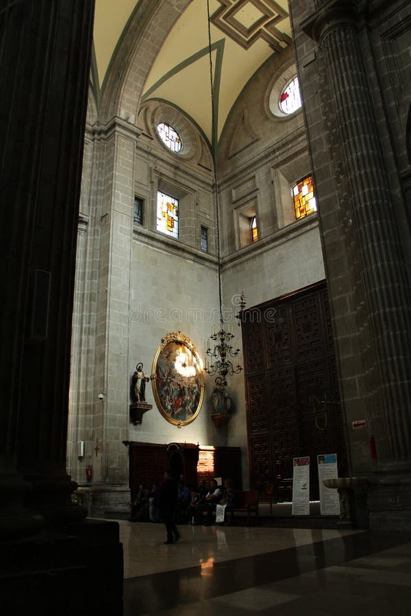 Mexican Metropolitan Cathedral in Mexico City. Editorial Photography ...