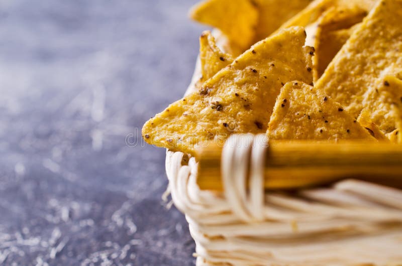 Mexican nachos chips stock photo. Image of overhead, appetizer - 72248058