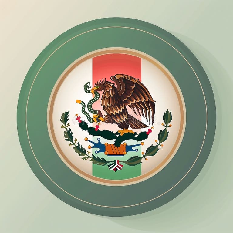 Mexican National Emblem Stock Illustrations – 5,865 Mexican National ...