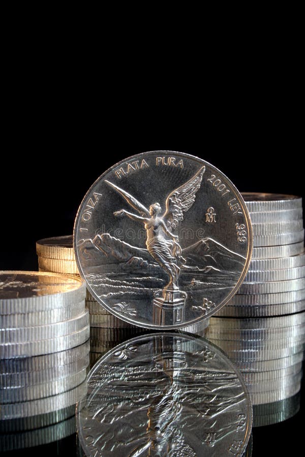 Mexican onza libertad stock image. Image of money, numismatic - 10939775