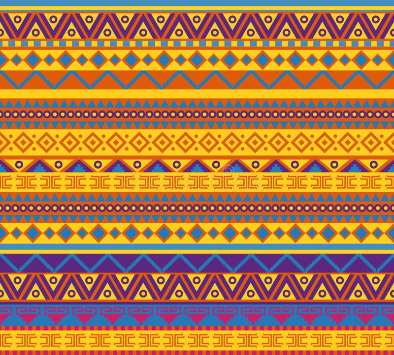 Mexican pattern stock vector. Illustration of ornament - 51339792