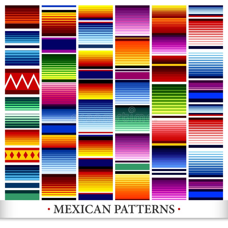 Mexican Fabric Pattern stock vector. Illustration of repeatable - 19104204