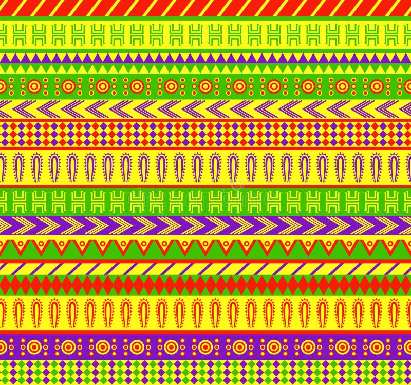 Mexican pattern stock vector. Illustration of aztec, abstract - 44950411