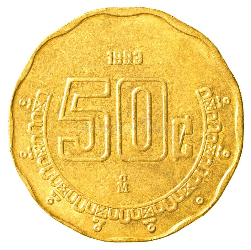 Ten mexican peso coin stock image. Image of cash, mexican - 29107395