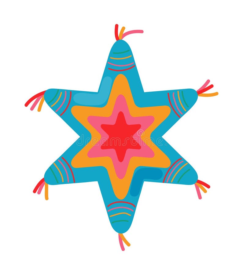 Mexican pinata icon stock vector. Illustration of traditional - 276966132