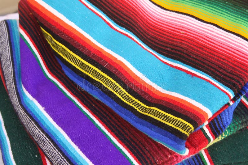Mexican Poncho stock image. Image of texture, goods, mexico - 15297091