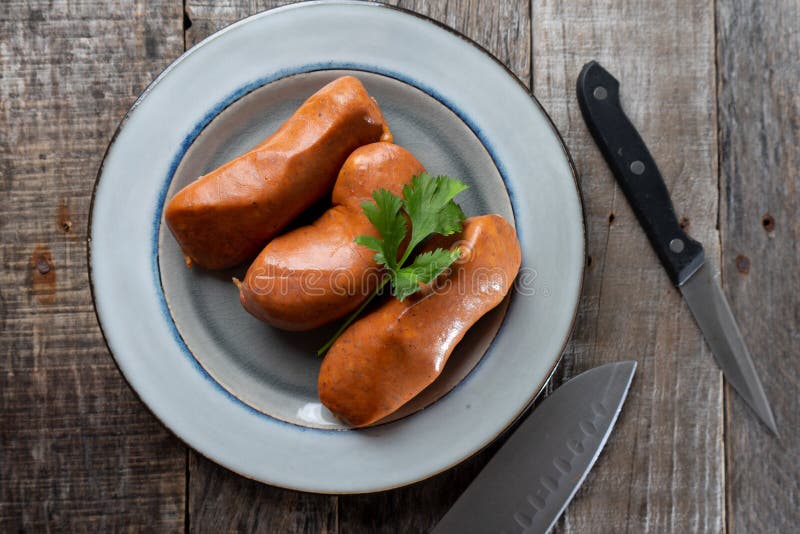 Mexican raw red chorizo stock image. Image of restaurant - 176415185