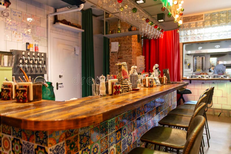 Mexican Style Bar Table Restaurants Taco La Barra