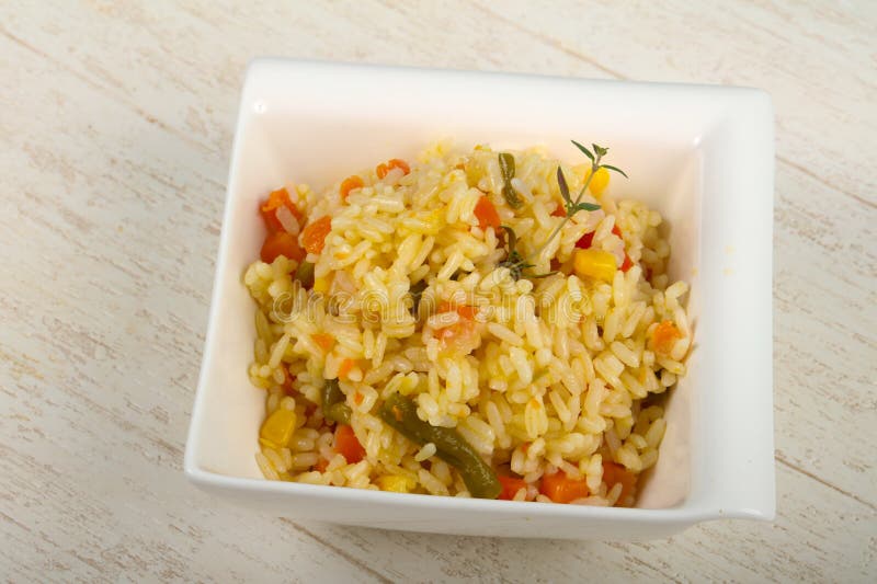 Mexican rice stock photo. Image of bowl, rustic, food - 111507914