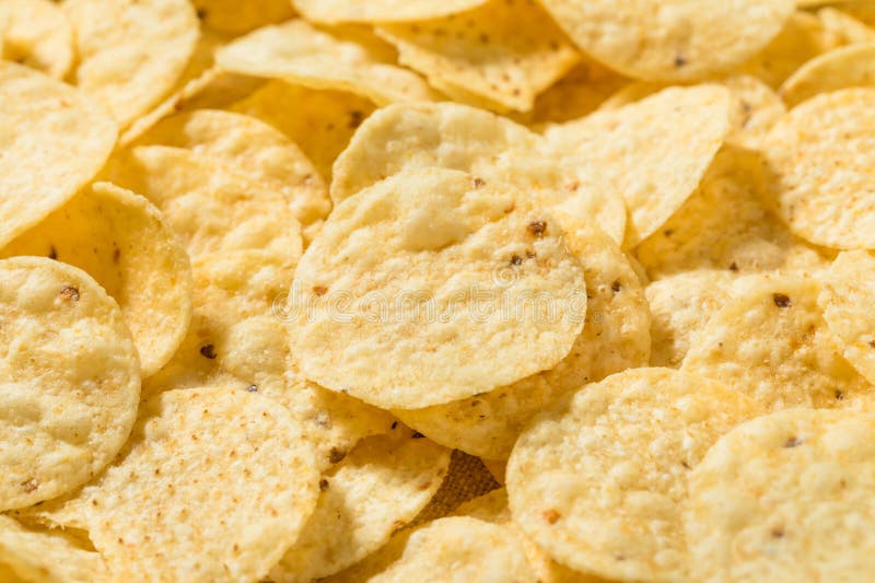 Mexican Round Tortilla Chips Stock Photo - Image of crunchy, spicy ...