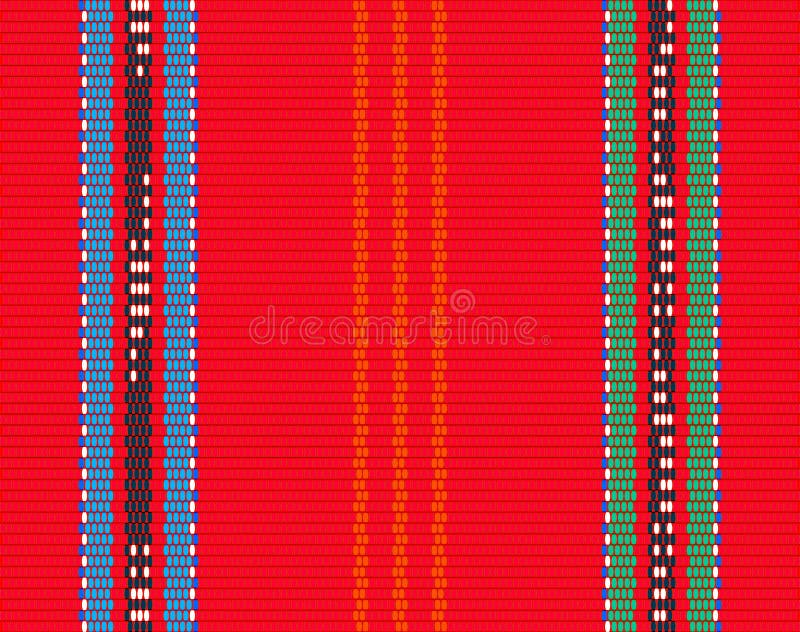 Mexican Rug Pattern. Serape Stripes Vector Stock Vector - Illustration ...
