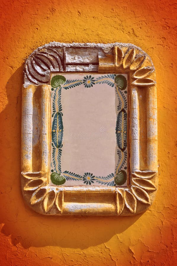 Mexican Ceramic Mosaic Wall - Tile Background Stock Image - Image of ...