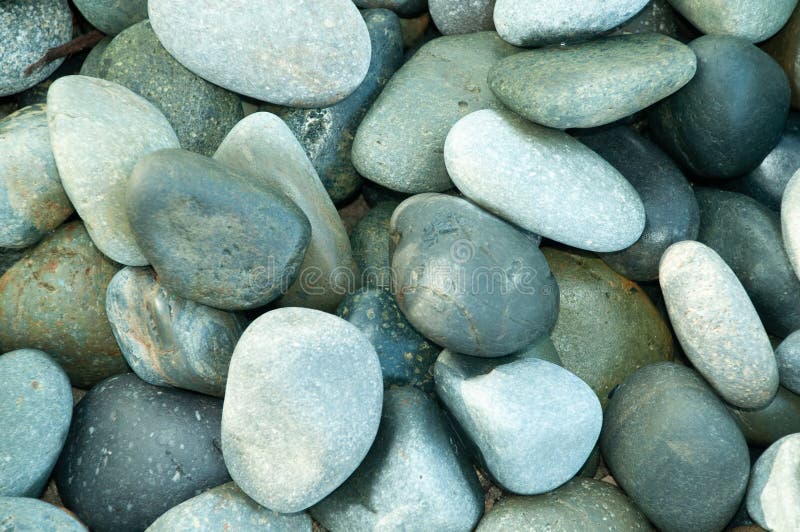 Pile of Gray and Black, Smooth, Mexican Seashore Stones Stock Photo ...