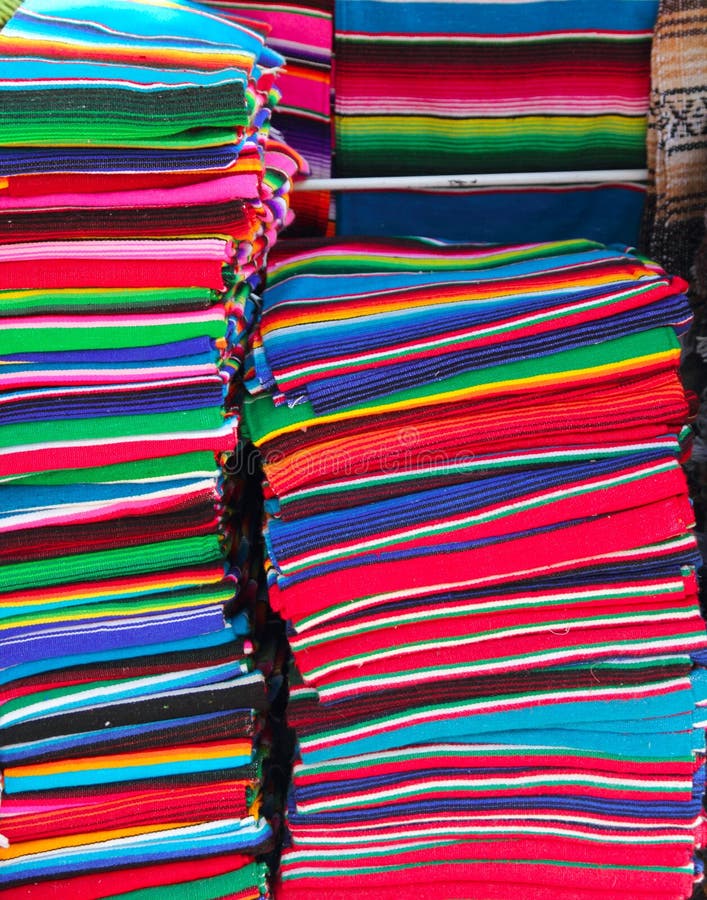 Serape As a Border with Copy Space Stock Image - Image of white ...
