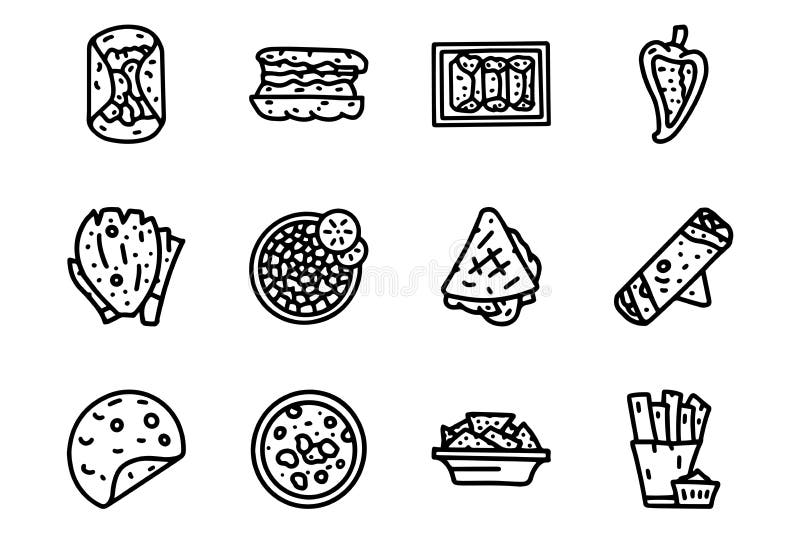 Taquitos Icon Stock Illustrations – 11 Taquitos Icon Stock ...