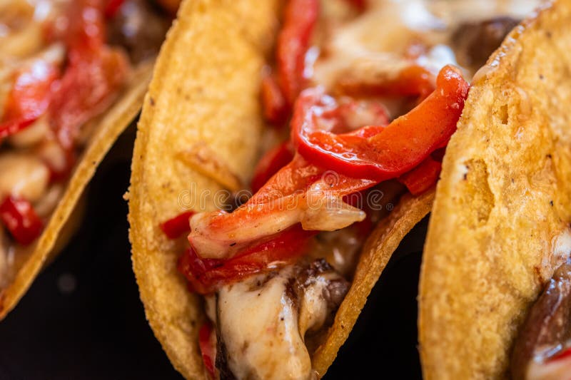 Mexican Styled Tacos in Rome, Italy Stock Image - Image of restaurant ...