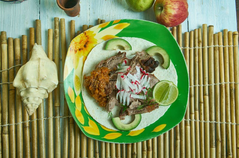 Mexican Suadero stock image. Image of cuisine, pepper - 218406535