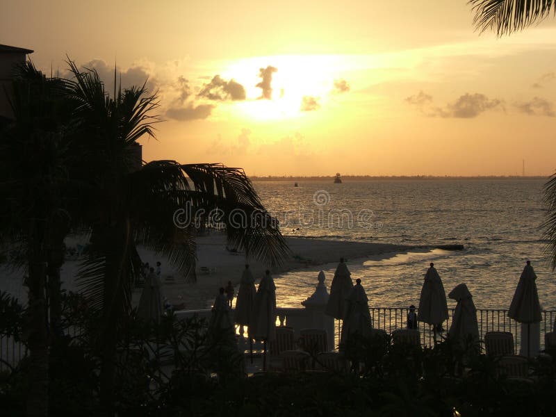Mexican Sunset stock image. Image of resort, mexico, sunset - 609765