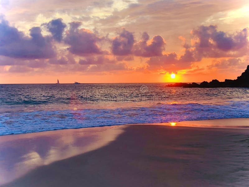 Mexican Sunset stock image. Image of mxico, sunlight - 357663097