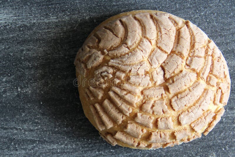 Mexican Sweet Bread, Vanilla Shell, Chocolate Shell Stock Image - Image ...