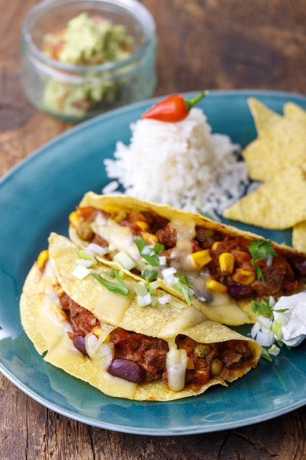 Mexican tacos stock photo. Image of food, lemon, coriander - 255391428
