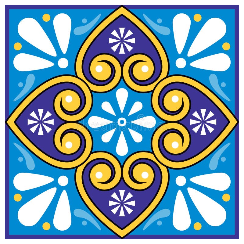 Portuguese Tile Single Stock Illustrations – 109 Portuguese Tile Single ...