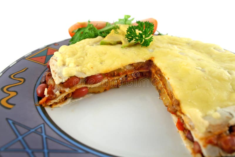 Mexican Tortilla Stack 2 stock image. Image of lettuce - 4439171