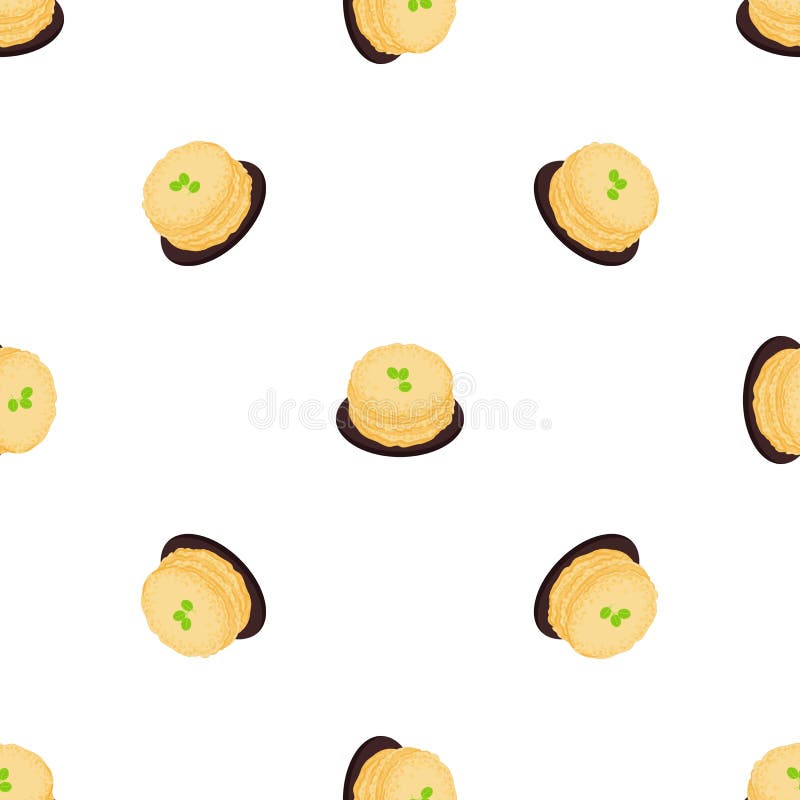 Mexican Tortillas Pattern Seamless Vector Stock Vector - Illustration ...