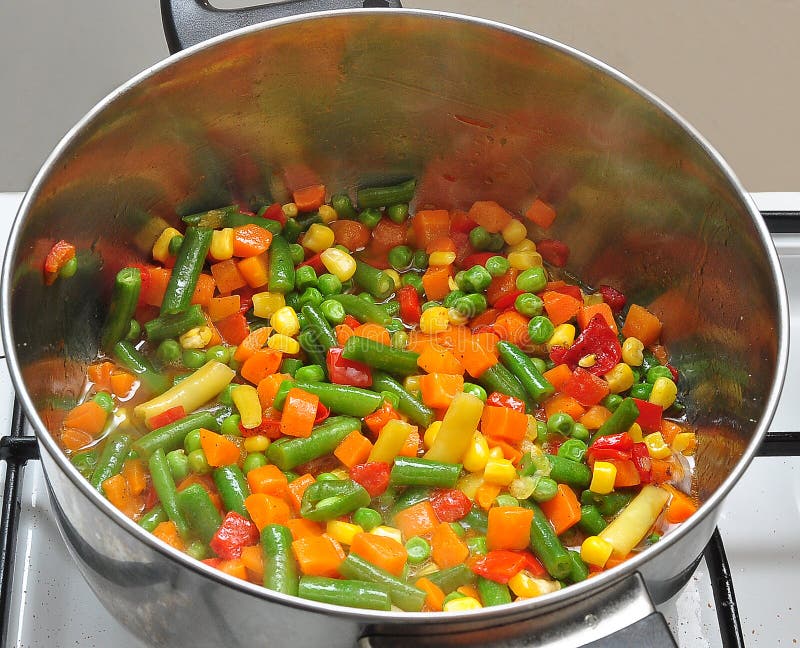 Mexican Vegetable Mix stock photo. Image of chips, bean - 21703972