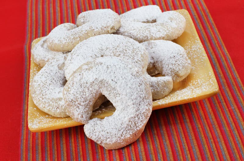 Mexican Wedding Cookies stock image. Image of sprinkled - 18889443