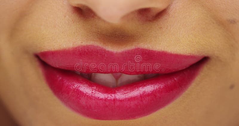 Mexican Woman S Beautiful Lips Stock Video - Video of cute, face: 257857395