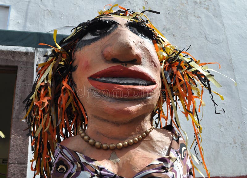 Mexican women pinata stock image. Image of mask, makeup - 39224511