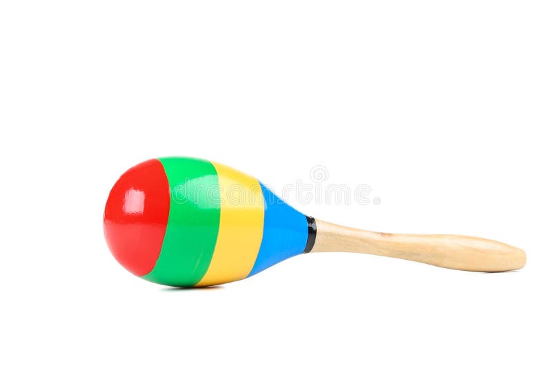 A single maraca stock image. Image of mexico, green, maraca - 7890155