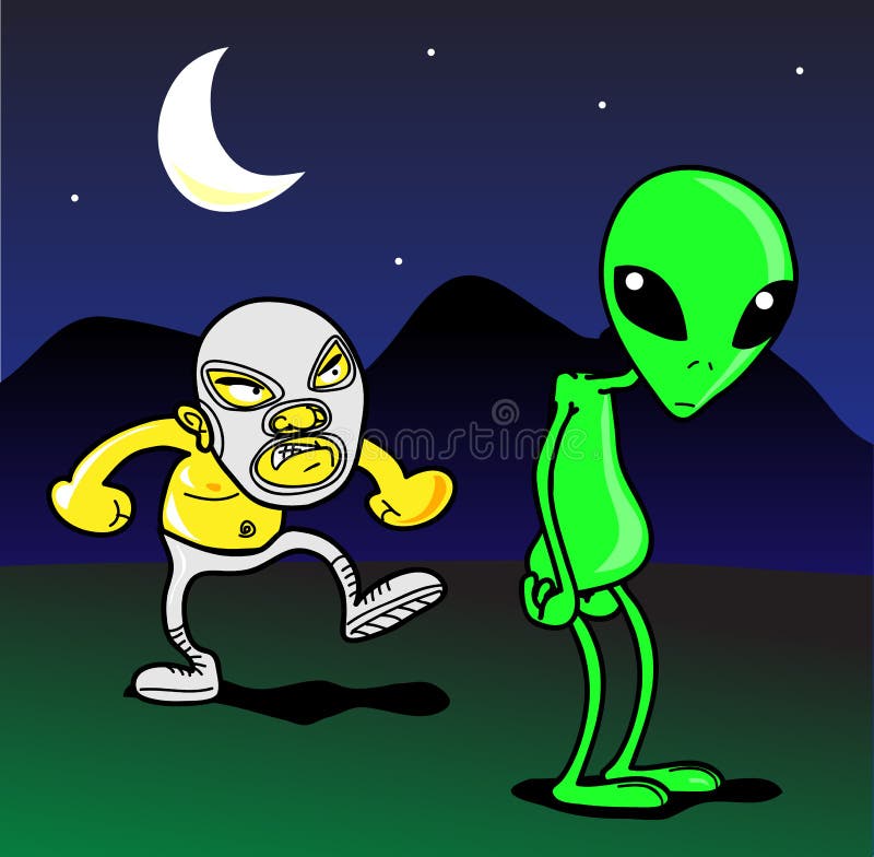 Alien family stock vector. Illustration of little, mother - 2132996