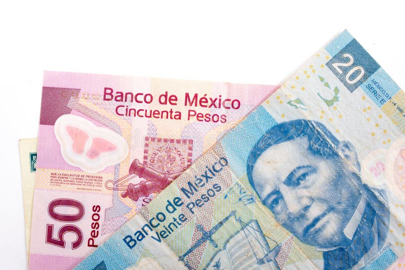 Mexico bank notes stock image. Image of investment, economy - 124647269