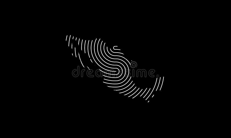 Mexico Biometric Security Map Icon Logo Design Vector Illustration ...